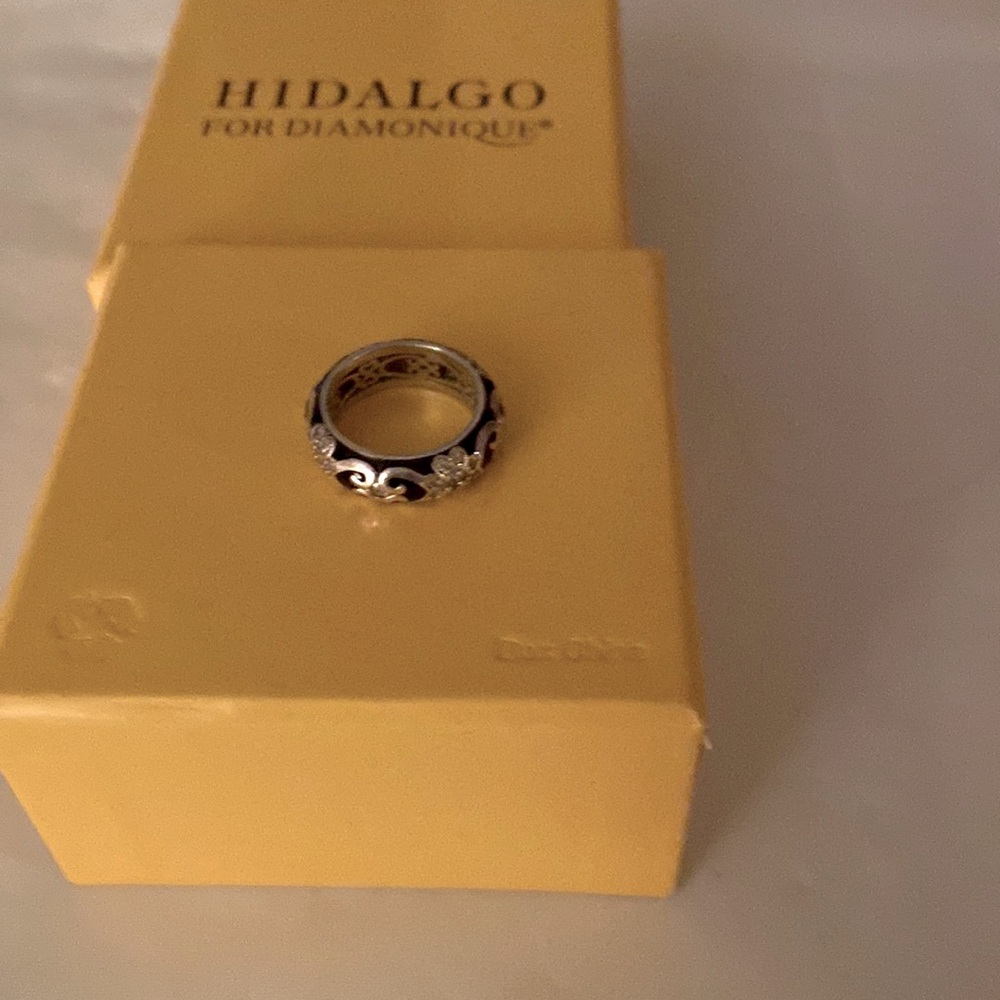 Hidalgo Enamel And Diamonique Ring - Gem